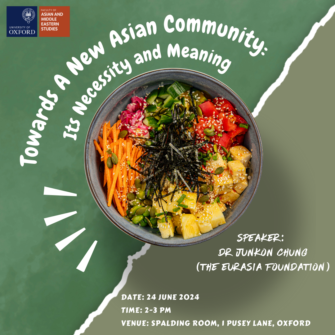 Towards a New Asian Community: Its Necessity and Meaning | Faculty of ...