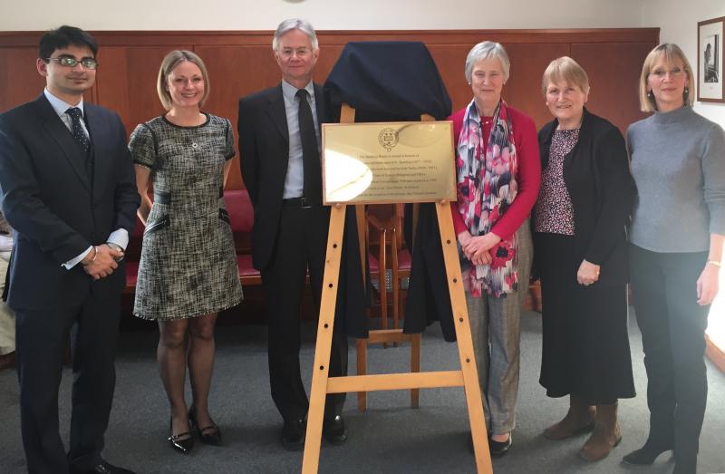The Faculty Room Renaming Ceremony | Faculty of Asian and Middle ...